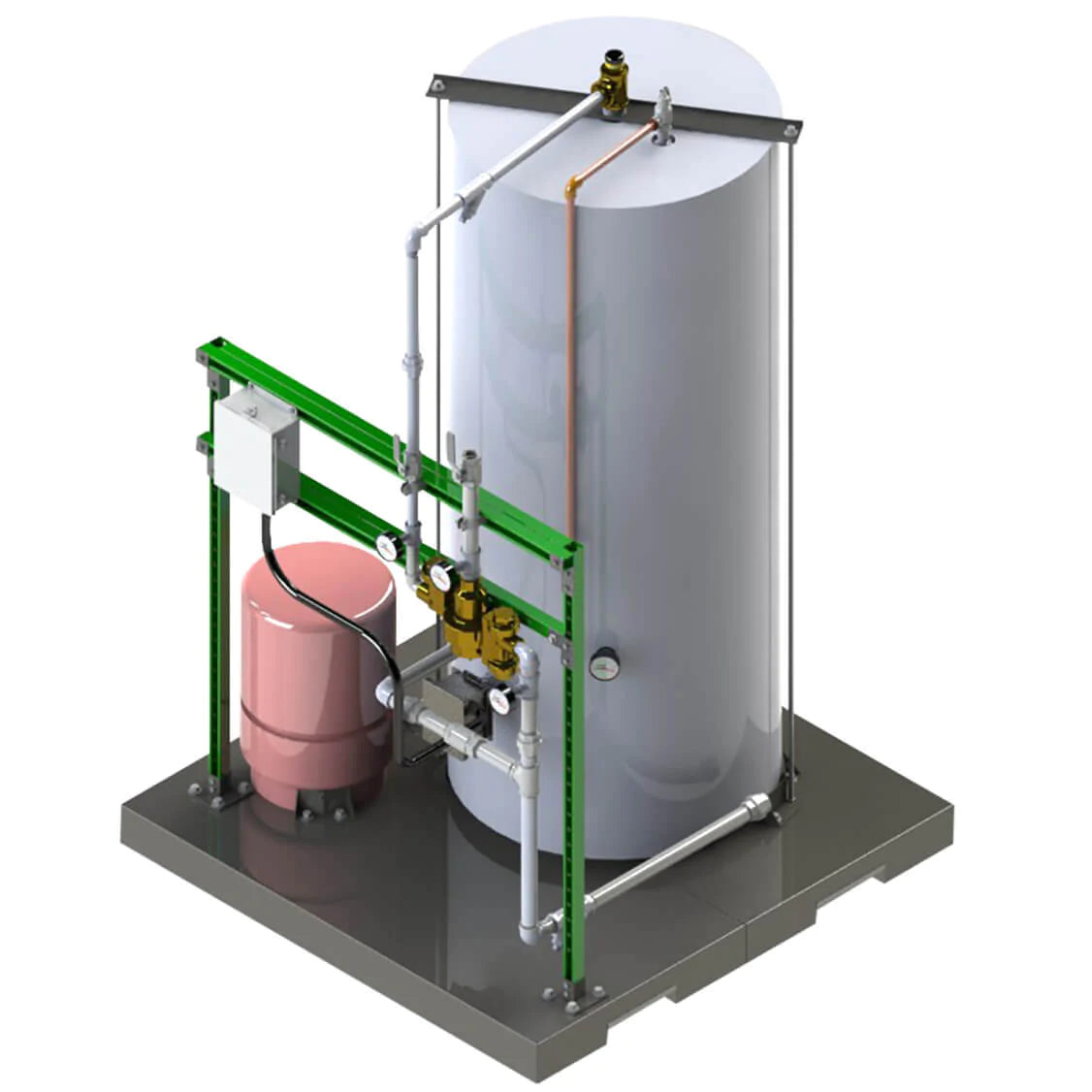 Skid Mounted Water Tempering System – Safety Manufacturing
