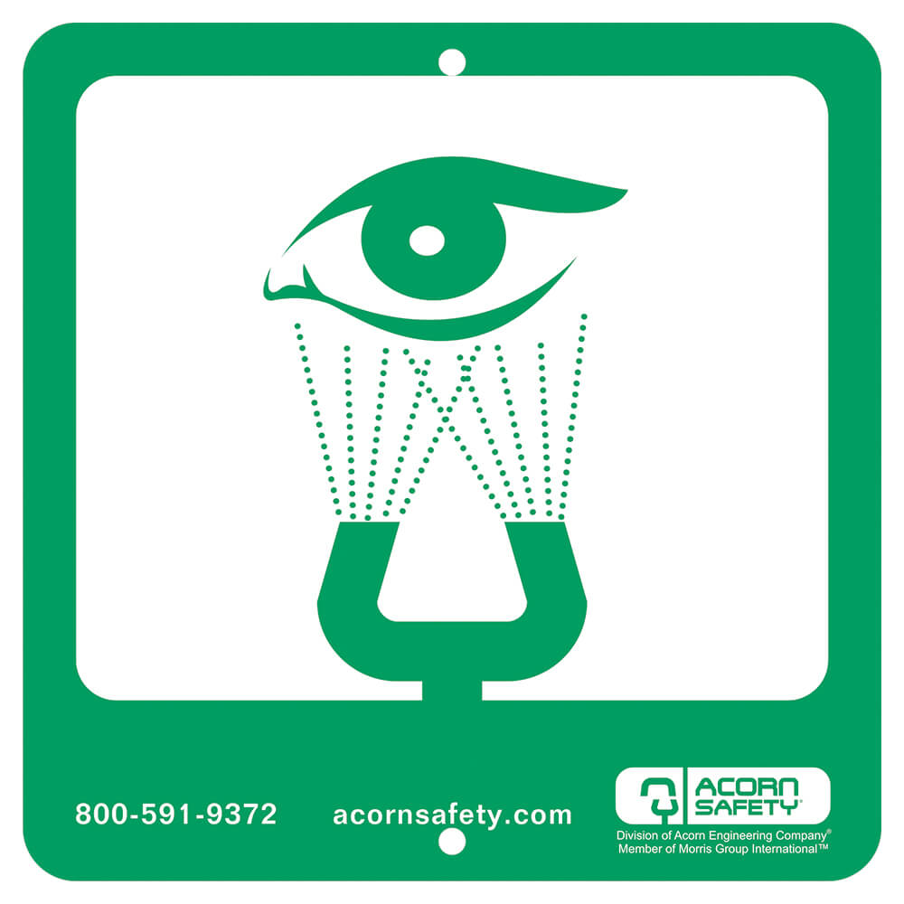 S0000-SGN1 Safety Equipment Sign for Eye Wash Station – Safety ...