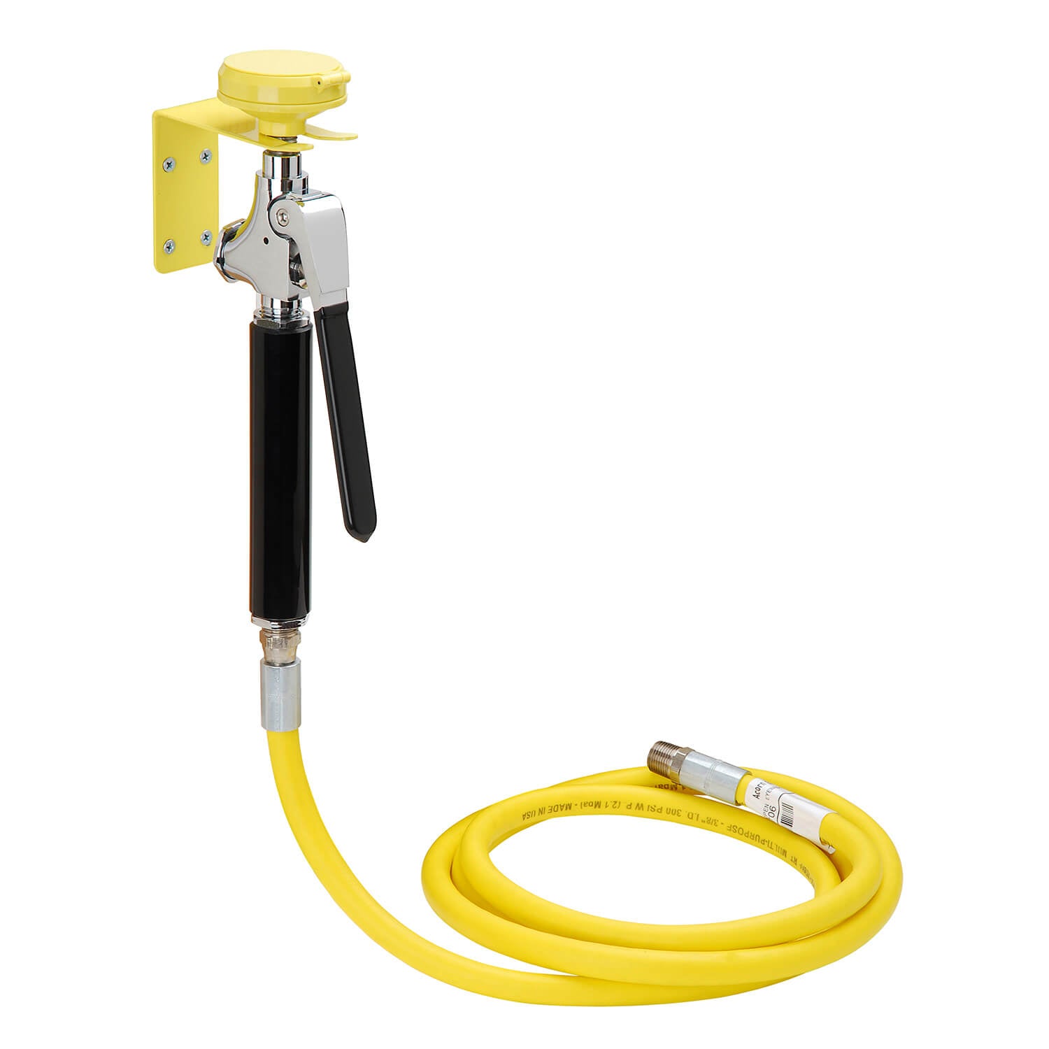 S0401 Wall Mount Self-Closing Drench Hose – Safety Manufacturing