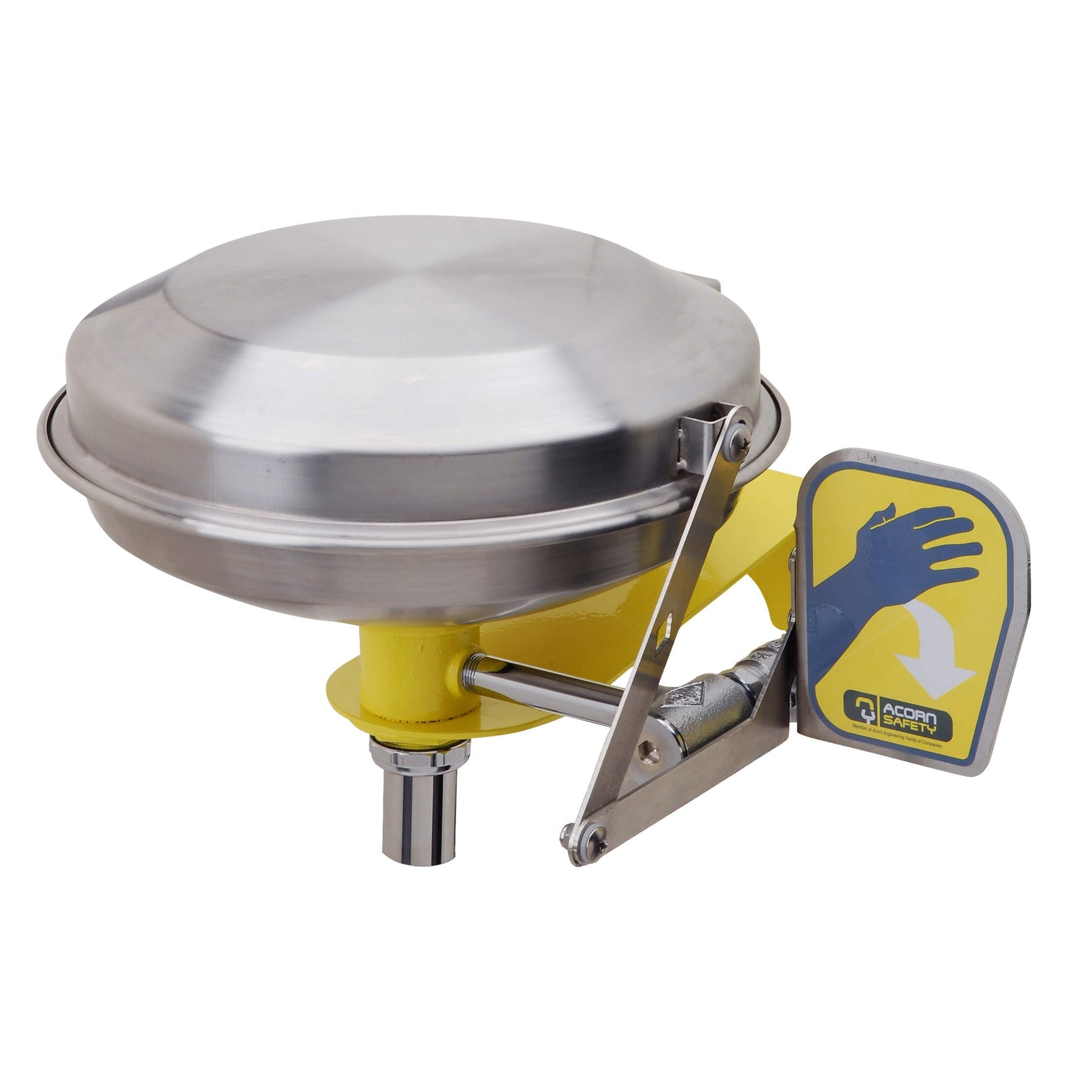 S0000-CS1 Clam-Shell Stainless Steel Cover for Eye Wash Station ...